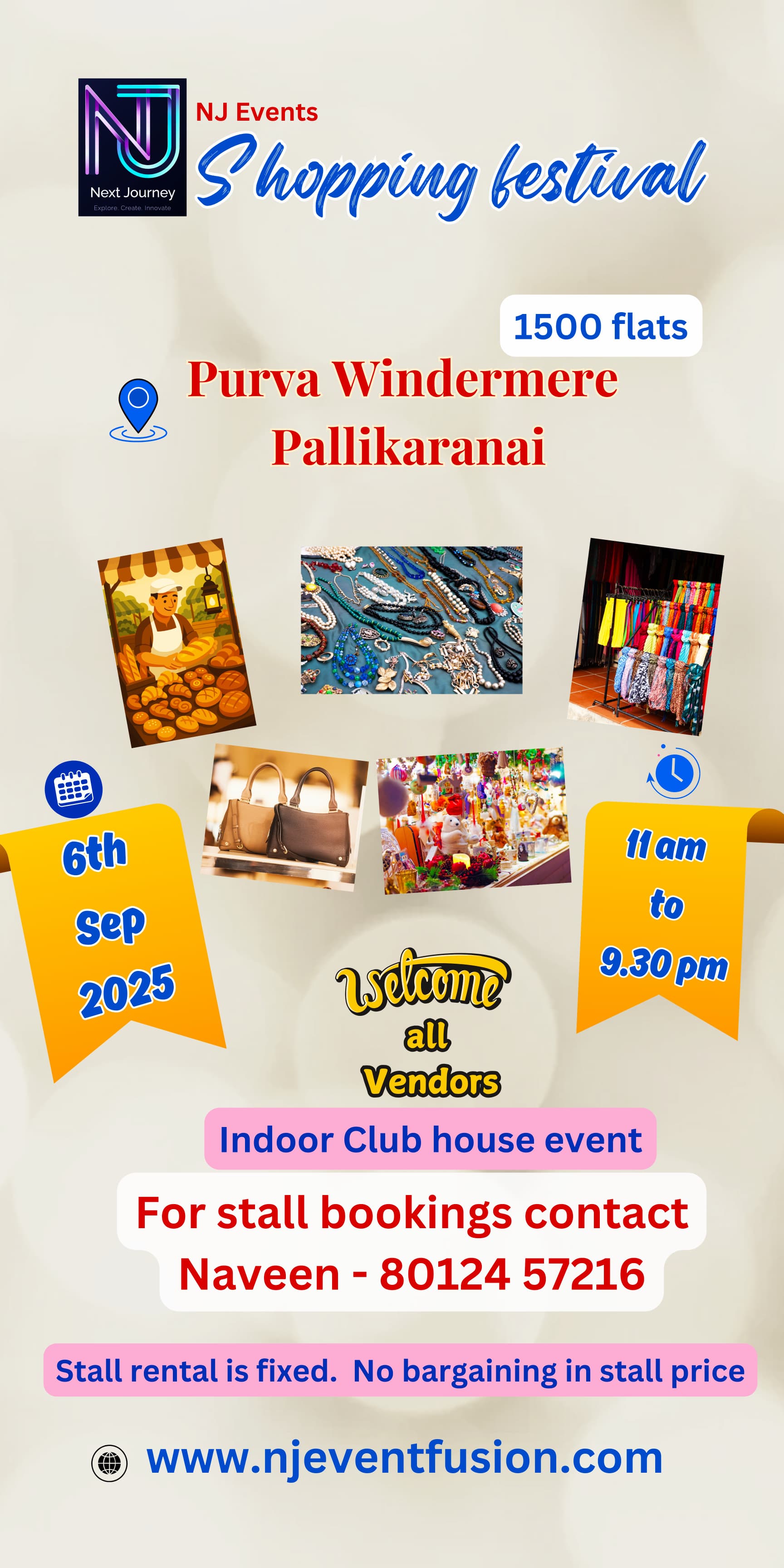 Nj Events - Shopping Festival Exhibition - Chennai