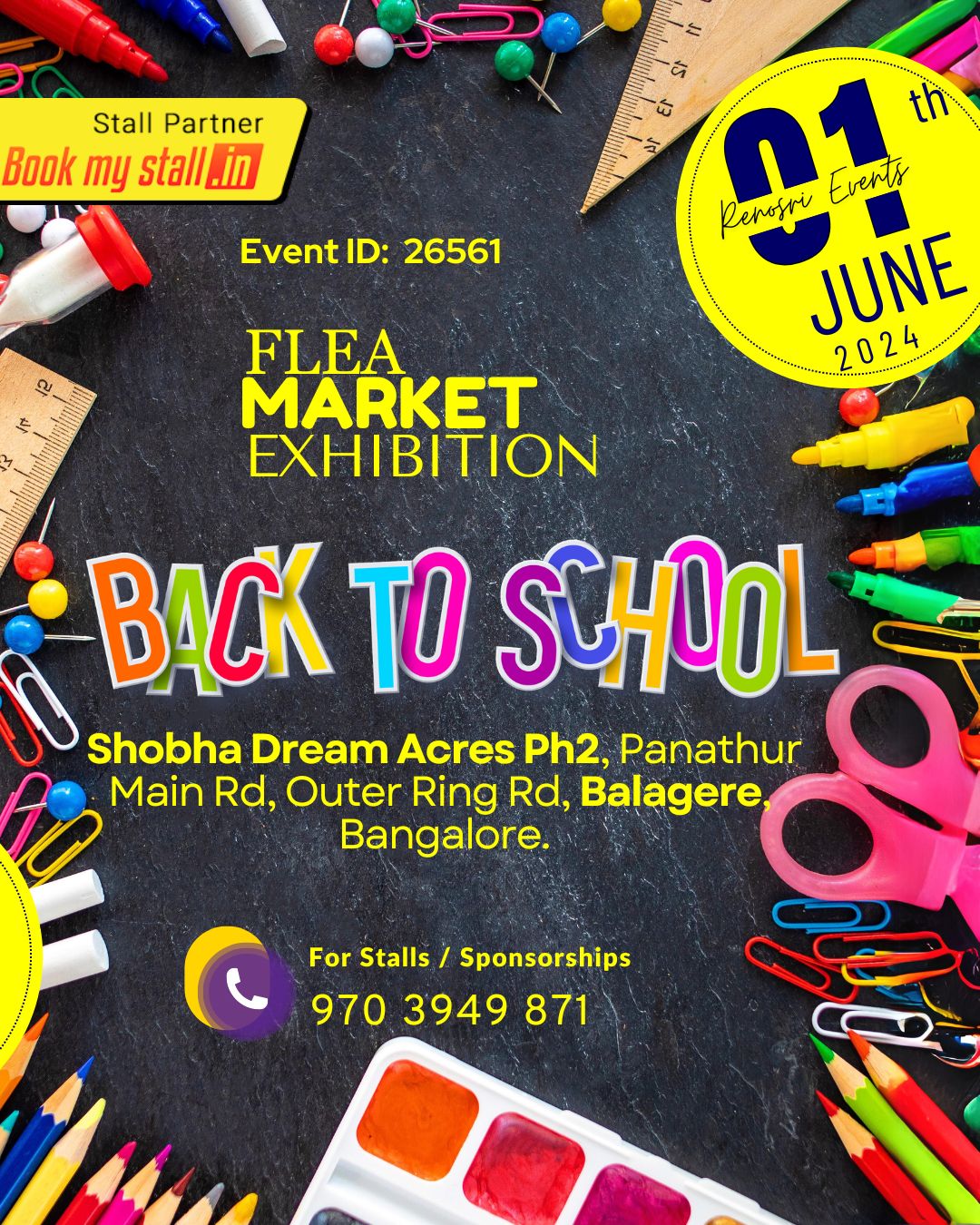 Back To School Flea Market Exhibition - Bangalore