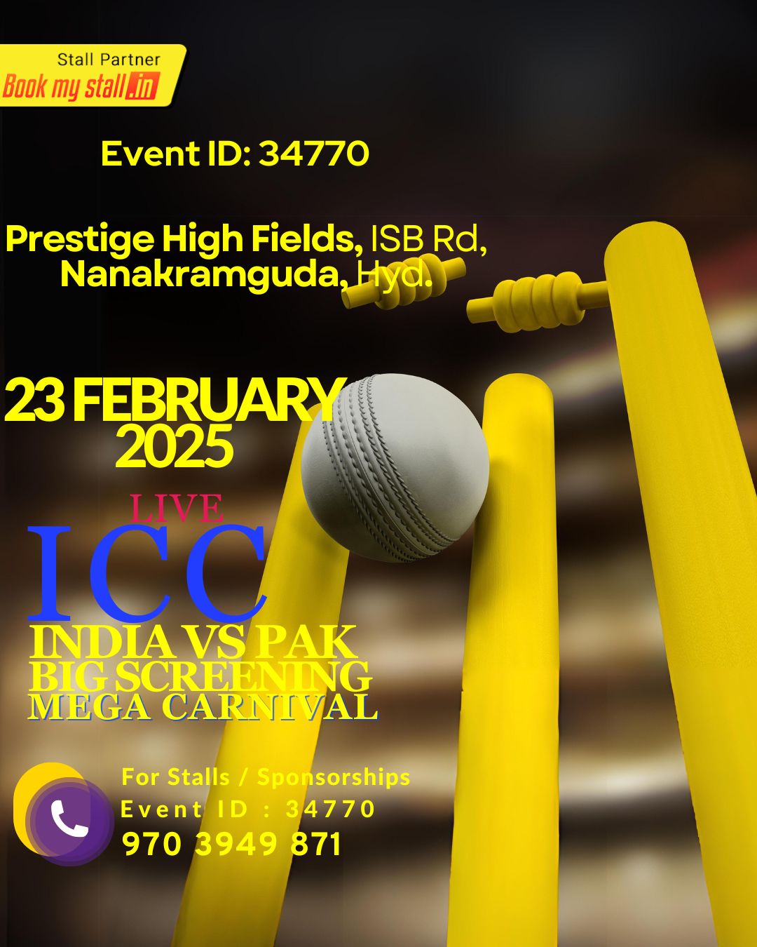 Mega Carnival Live ICC Big Screen - Hyderabad